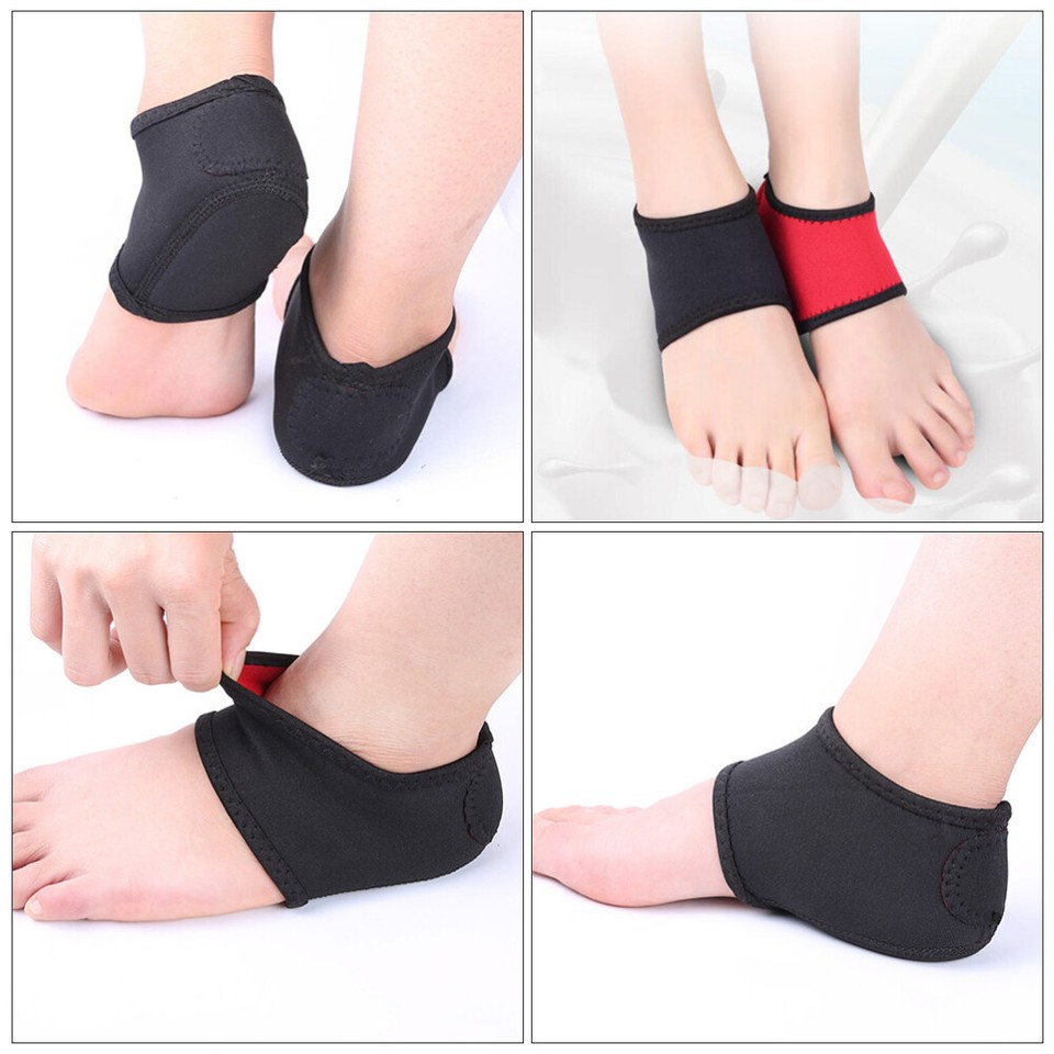 2PCS Ankle Stabilizer Heel Cups for Heel Pain heel cups Mens Boot Floor ...