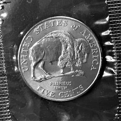 2005 P Jefferson Bison Nickel Brilliant Uncir from Sealed Mint Set in ...