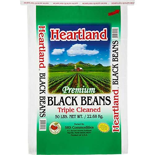 Heartland black beans, gabranzo, pinto beans, triple washed (Black ...