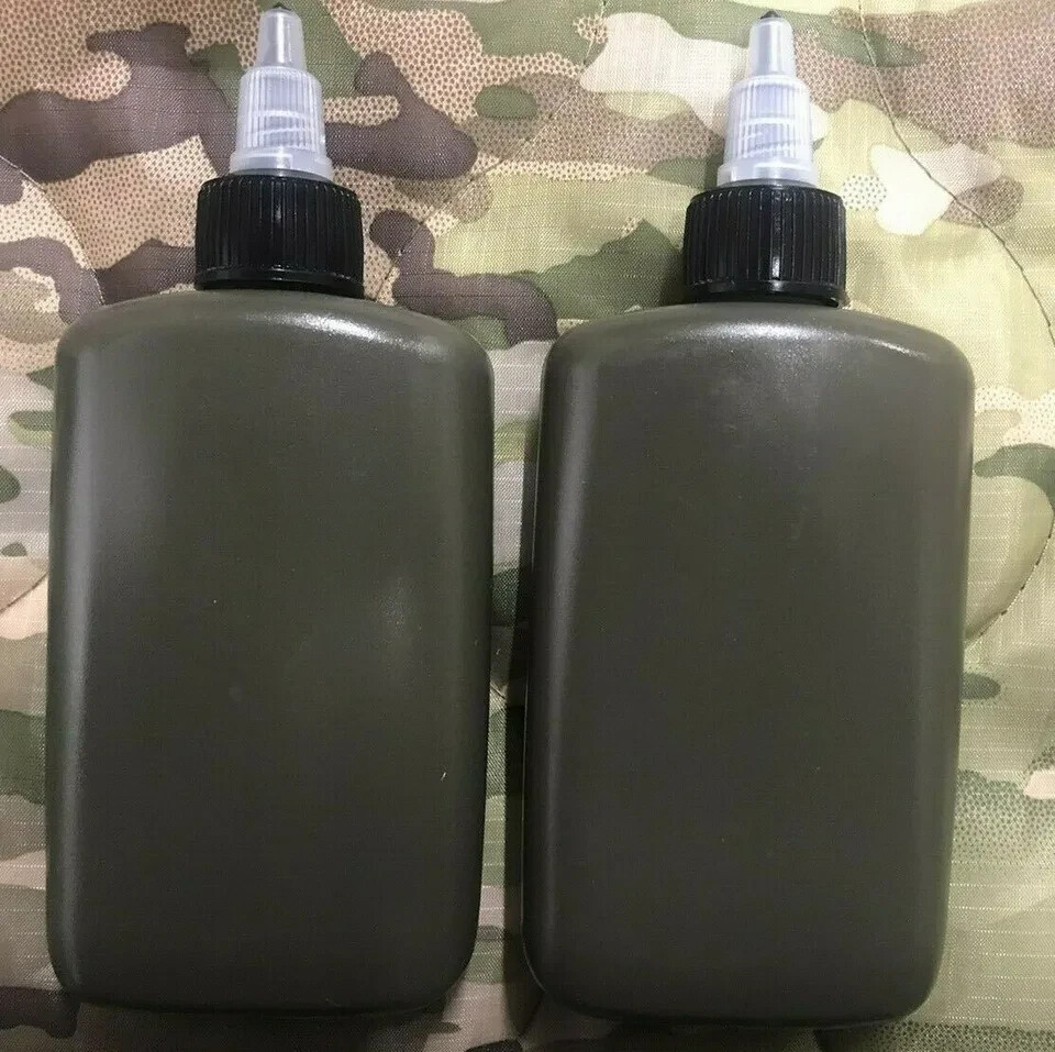 CLP LSA Weapons Oil bottle 4 oz Empty OD Green NOS 2 Each | eBay