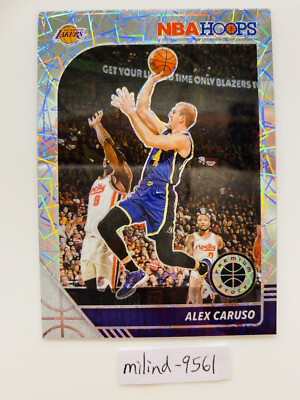 2019-20 Hoops Premium Stock - Alex Caruso - Silver Laser Parallel #5 ...