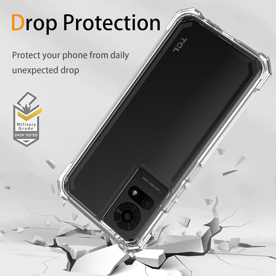 For TCL K24 T434D Phone Case Full Body Cover + Built-in Screen ...