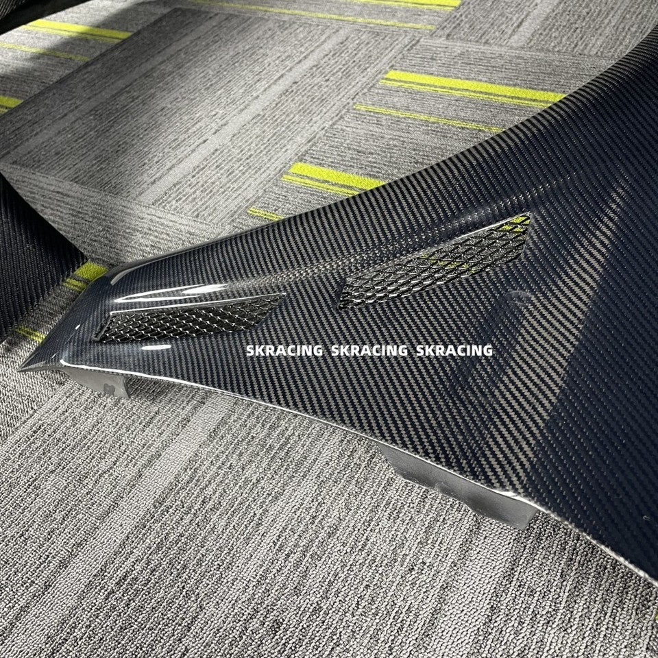 For Mitsubishi Lancer 2008-2015 Real Carbon Fiber Front Fenders Fings ...
