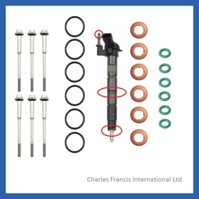For Porsche Cayenne + Macan 3.0 L TDI Injector Seal kit 059130277CH ...