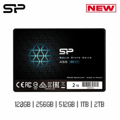 Silicon Power A55 SSD 3D NAND, SLC Cache 2.5 inch, Internal Solid State ...