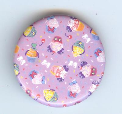 DISNEY PARKS EXCLUSIVE 1.25" BUTTON PIN SPRINKLE SPRINKLES CUPCAKE FOOD ...