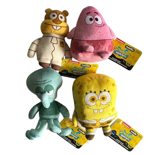 Funko Five Below SpongeBob SquarePants Plush Lot Of 4 Squidward Sandy ...