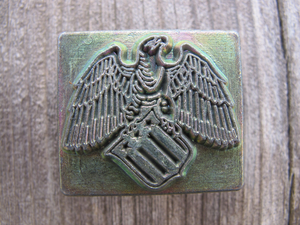 Discontinued Midas Detailed Eagle With Shield 1" Leather Stamp Tool ...