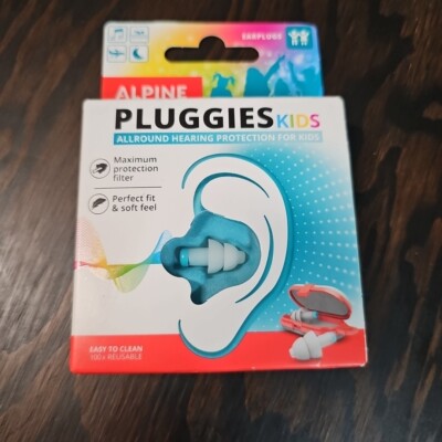 Alpine Pluggies Kids Earplugs Noise Hearing Protection Ear Plugs For ...