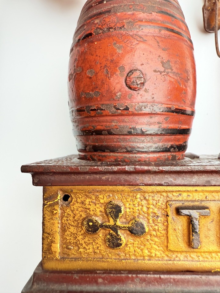 Antique Original Patented Working Trick Dog Cast Iron Money Box USA ...