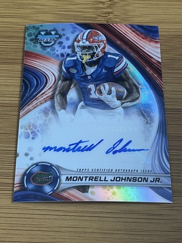 2024 MONTRELL JOHNSON JR. BOWMAN BEST U ROOKIE RC REFRACTOR AUTO CARD ...
