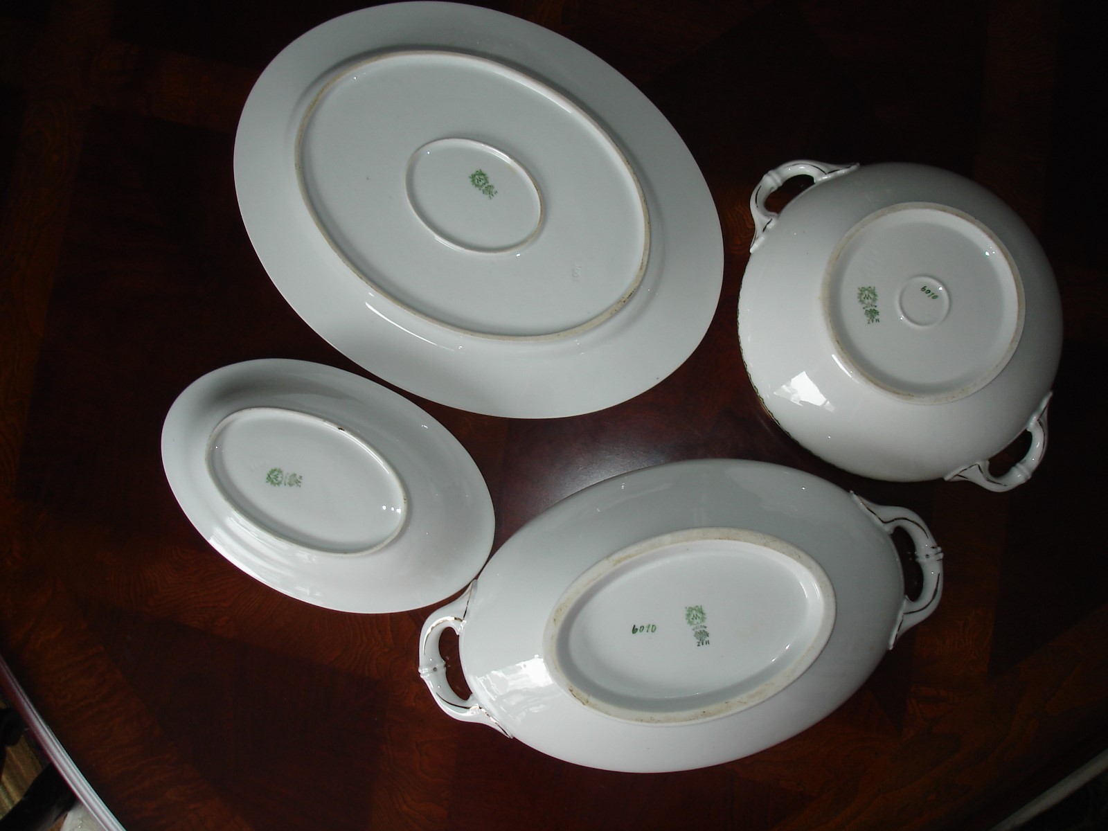 Antique M&Z Austrian China, Set of 4 Serving Dishes and Platter | eBay