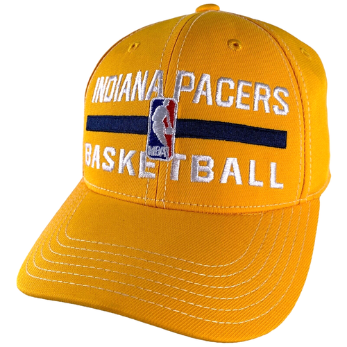 Indiana Pacers Hat Youth Adidas Yellow NBA Logo Embroidered New ...