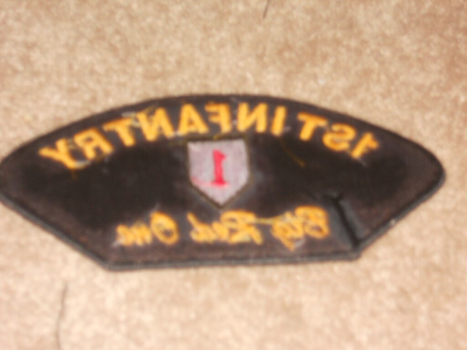 1ST INFANTRY BIG RED ONE Patch Sew On Iron On 6" Wide | eBay
