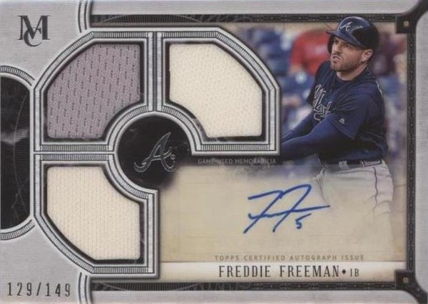 2018 Topps Museum Collection - Signature Swatches Triple Relic ...