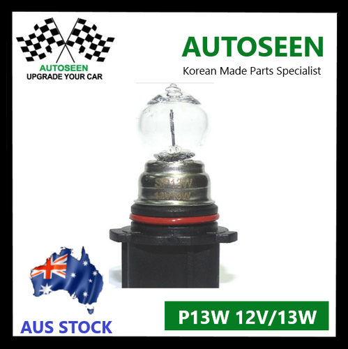 2pcs x P13W 12V 13W PG18.5d-1 FOG LIGHT STANDARD CLEAR BULBS GLOBES ...