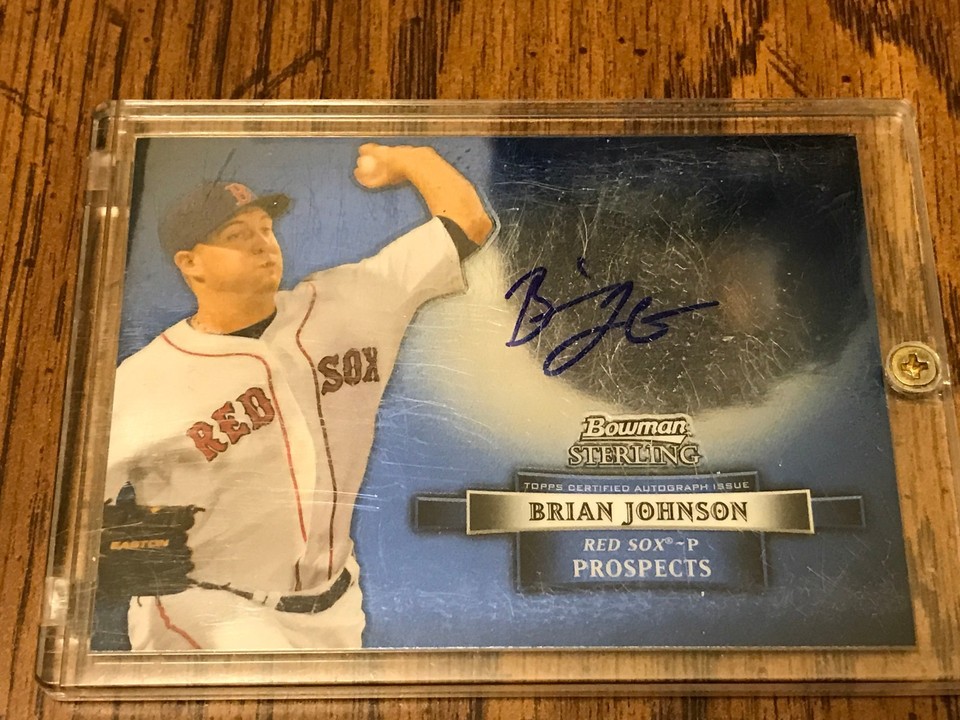 2012 BOWMAN STERLING BRIAN JOHNSON AUTOGRAPH ROOKIE | eBay