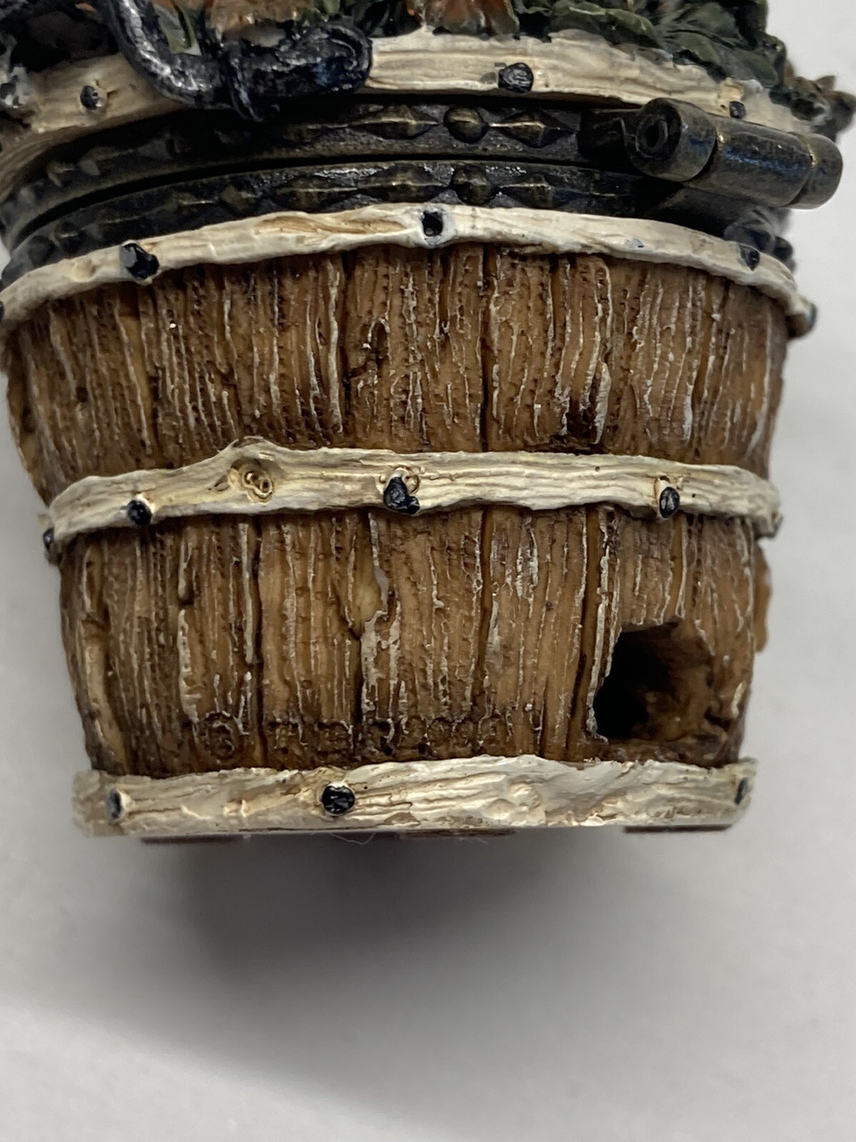 Boyds Bears Uncle Bean Treasure Box Devon's Pile Of Leaves With Bear ...