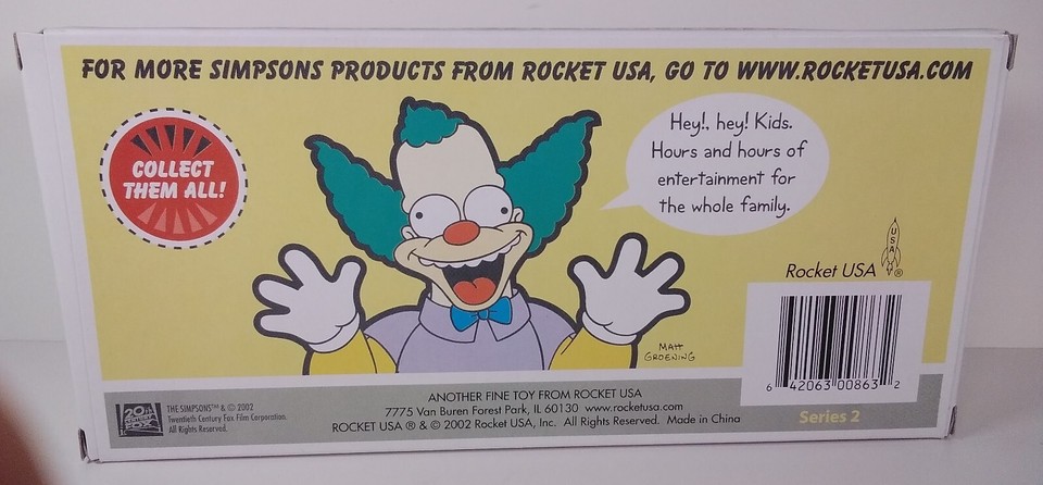 The Simpsons Willie, Bart, Grampa, & Krusty Diecast Metal Collectible ...