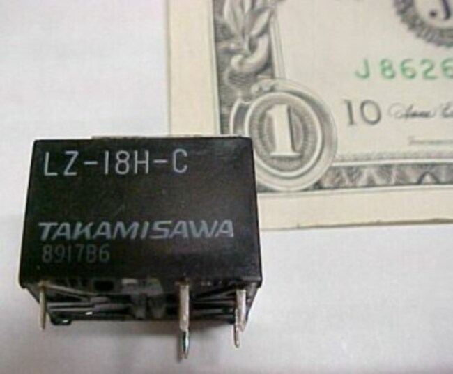 Lot 10 Takamisawa PCB Relays, LZ-18H-C-UL 18V, 120VAC Printed Circuit ...
