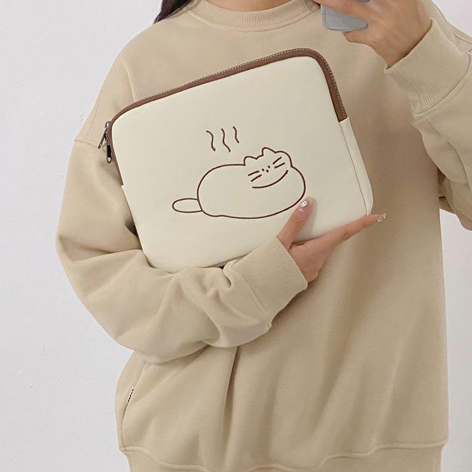 11/13 Inch Tablet Pouch Zipper Closure Protective Tablet Pouch Computer ...