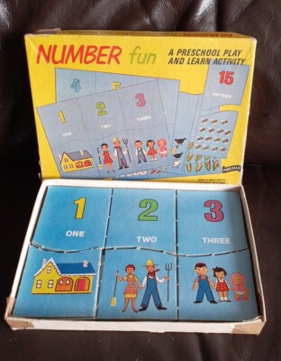 Vintage Retro Kitsch Philmar Number Fun Matching Game | eBay UK