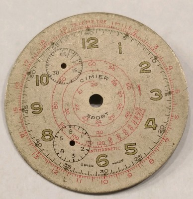 Cimier Sport Chronograph watch dial | eBay