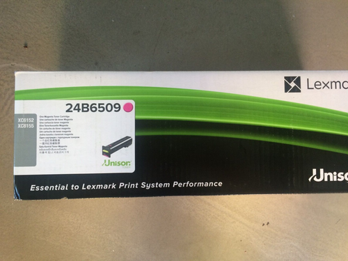 GENUINE Lexmark MAGENTA TONER CARTRIDGE 24B6509 XC6152 XC6155 | eBay ...