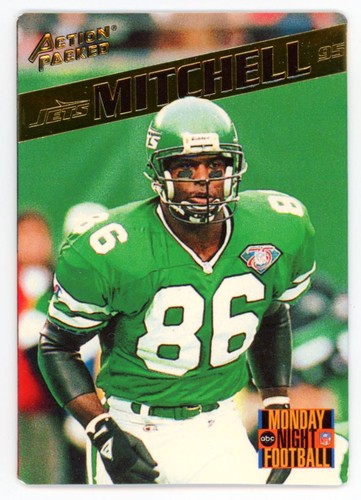 1995 Action Packed Monday Night Football Johnny Mitchell New York Jets ...
