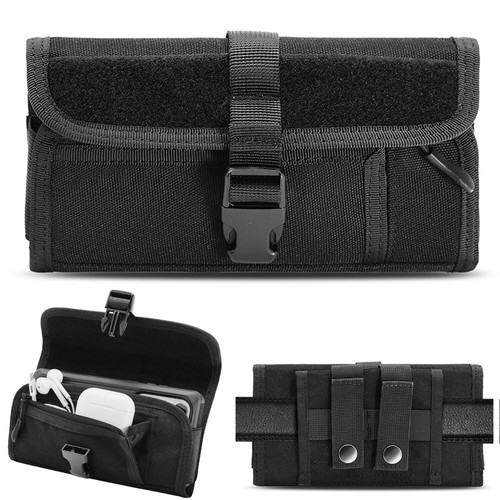 Phone Nylon Belt Clip Buckle Pouch MOLLE Case Holster For Google Pixel ...