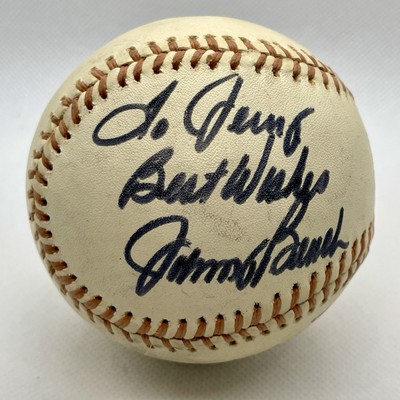 Johnny Bench Autographed Signed Cincinnati Reds ONL Feeney Baseball JSA ...