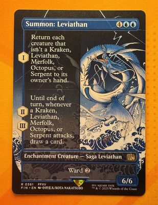 Summon: Leviathan (Borderless) Final Fantasy Rare MTG TCG CCG | eBay