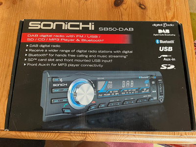 SONiCHi SB50 - DAB radio with FM/USB/SD/CD/MP3 player and Bluetooth ...
