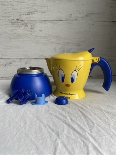 PLEASE READ Bialetti Mukka Express TWEETY Bird Cappuccino Maker FOR ...