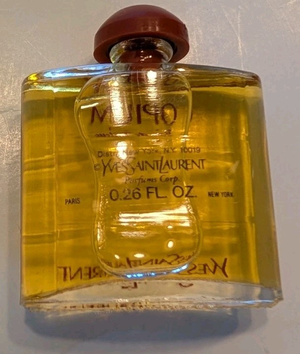 Vintage YVES SAINT LAURENT OPIUM YSL EDT .26 oz Miniature Travel ...