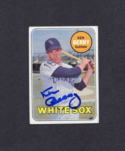 Ken Berry signed 1969 Topps #494 White Sox autograph auto | eBay