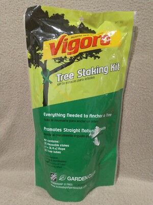 Vigoro Tree Staking Kit with Rope and Stakes Anchor a Tree Brand New | eBay