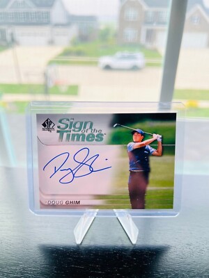 2021 Upper Deck SP Authentic autograph auto Sign of the Times Doug Ghim ...
