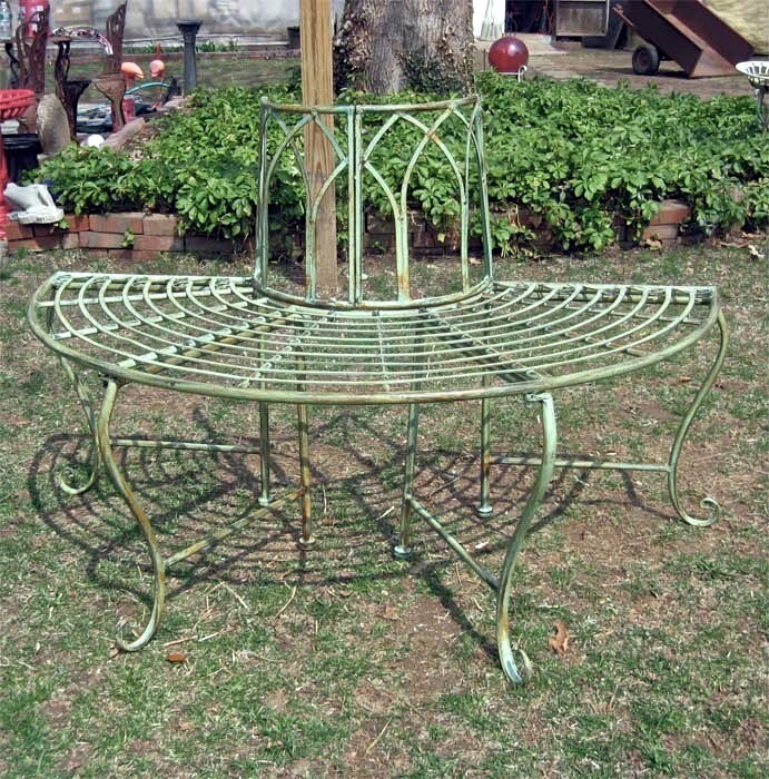 Metal Bench Around A Tree 55 Tree Bench Ideas | Tree Bench, Bench
