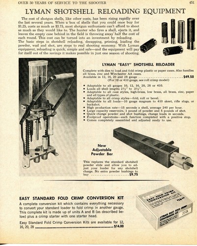 1970 Print Ad of Lyman Easy Shotshell Reloader | eBay