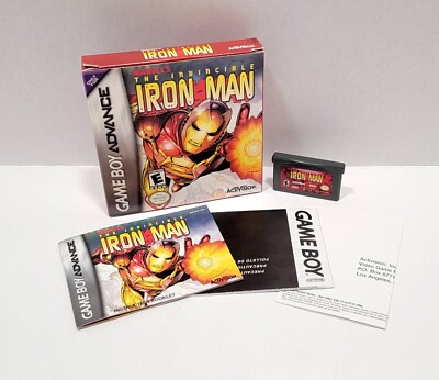 The Invincible Iron Man | Game Boy Advance GBA | COMPLETE CIB, Tested ...