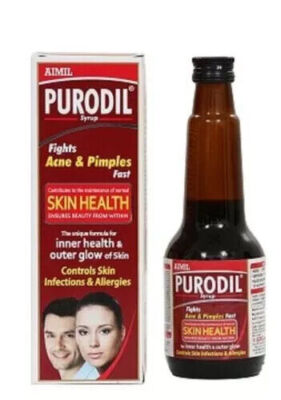 AMIL Purodil Syrup for Pimple and Acne free Skin| Anti-Allergic 200 ml ...
