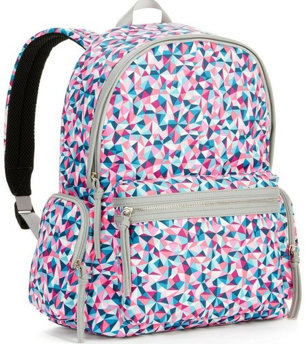 No Boundaries Backpack with Dome Top Geometric Print 16 X 13 X 5 Padded ...