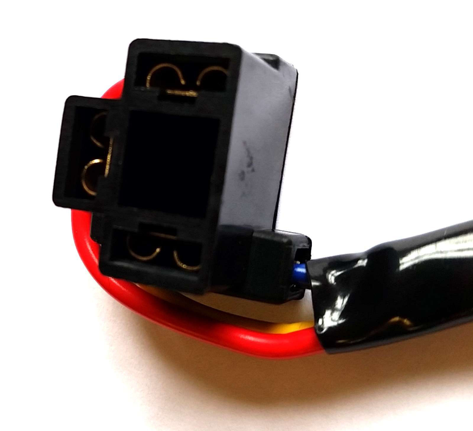 H4 Headlight Car Bulb Holder 3 Prong Pin Includes H4 BULB Heat Shrink ...