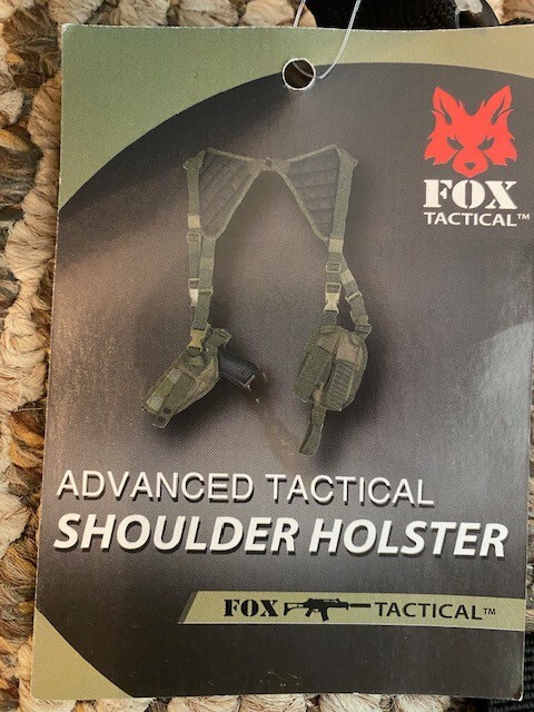 FOX TACTICAL ADVANCED TACTICAL SHOULDER HOLSTER - 1 SIZE FITS ALL ...