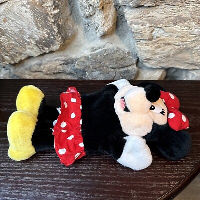 Minnie Mouse Plush Hand Puppet Squeaky Tummy Disney World 12" | eBay