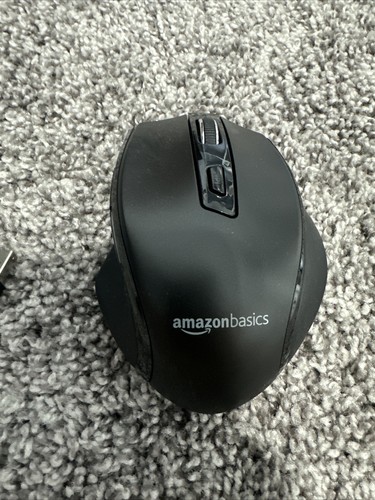 Amazon Basics 6-Button 2.4GHz & Bluetooth Wireless Mouse, Standard ...