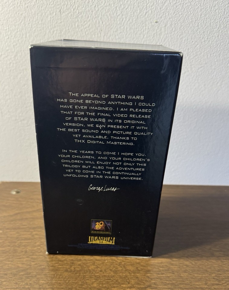 Star Wars Trilogy 1995 -Rare- Proof of Purchase 0609 Signed 2 Unopened ...