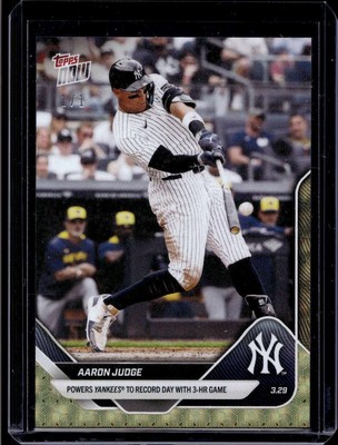 2025 Topps Now #18 Aaron Judge FoilFractor #d 1/1 | eBay