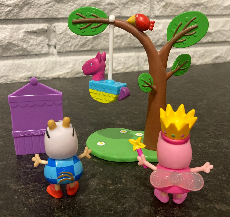 Peppa Pig Pinata Party playset & Pedro Pony puppet show fairy clown ...